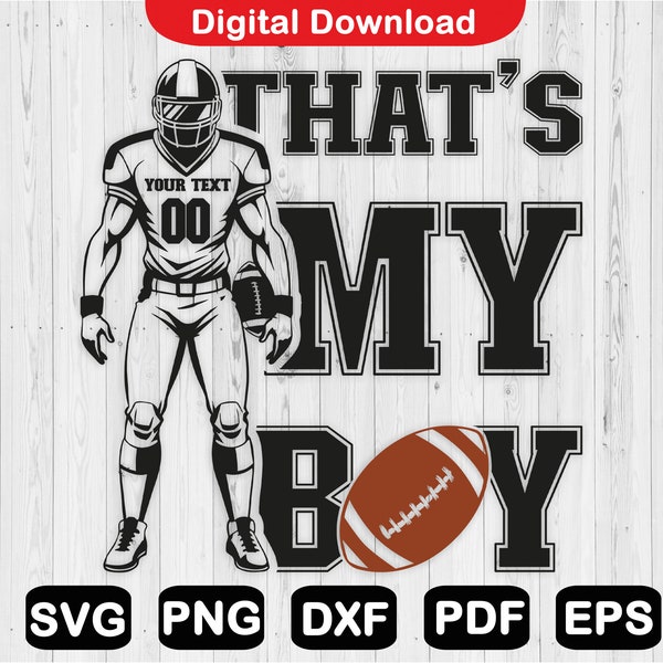 Thats My Boy Football Svg - Etsy