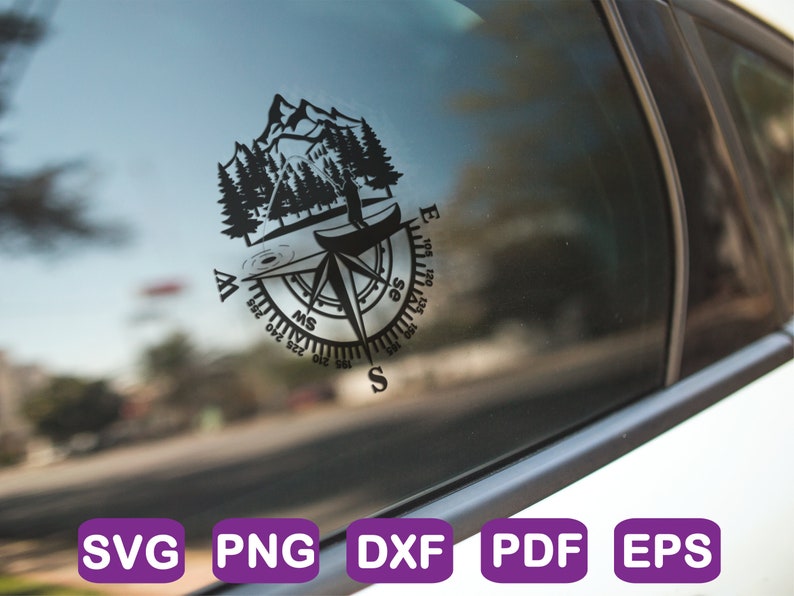 Fishing Compass Svg Fisherman Design Svg Fishing Svg - Etsy