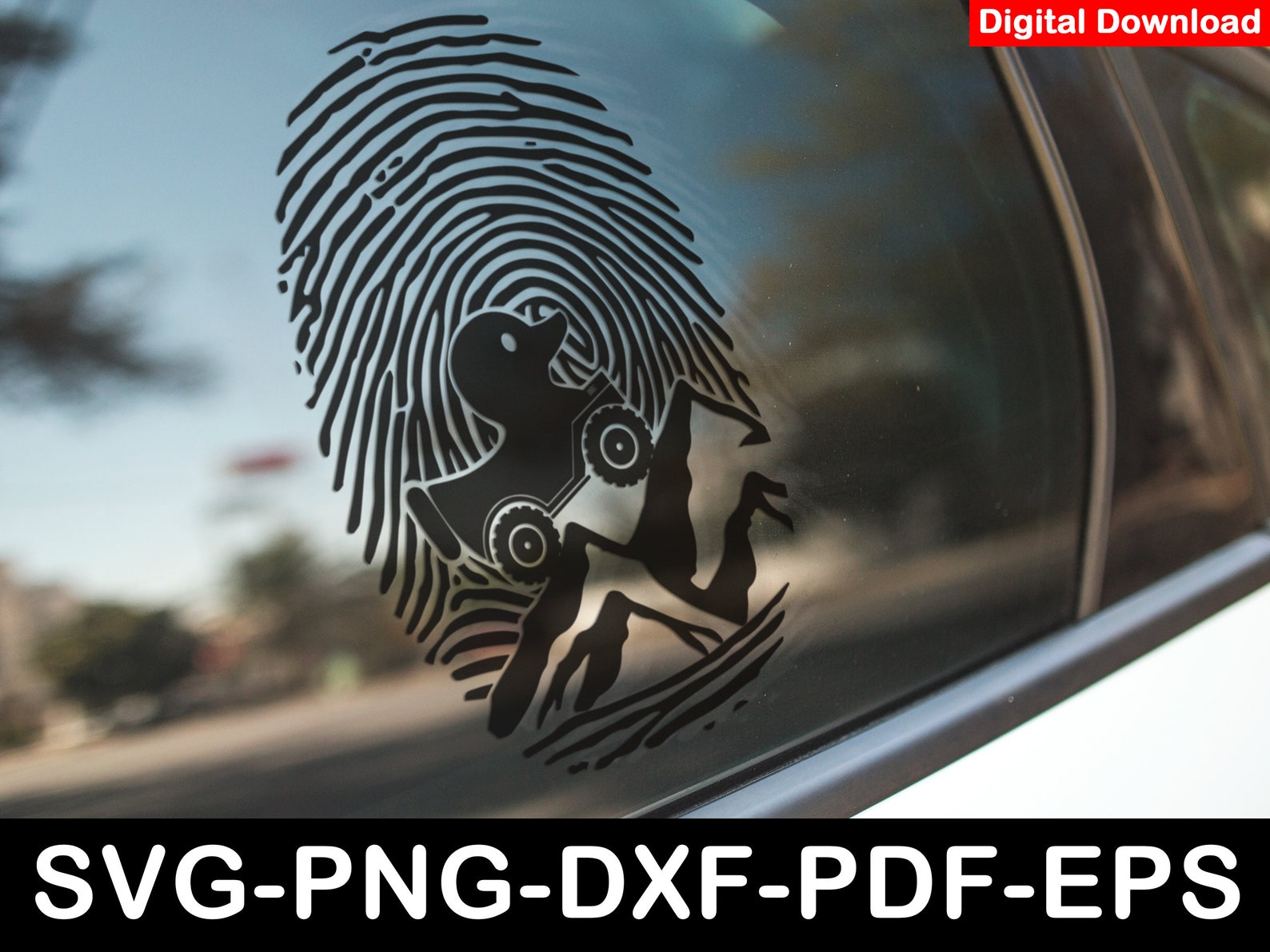 Duck Duck Decal Svg 4X4 Car Decal DNA Offroad Svg Car - Etsy