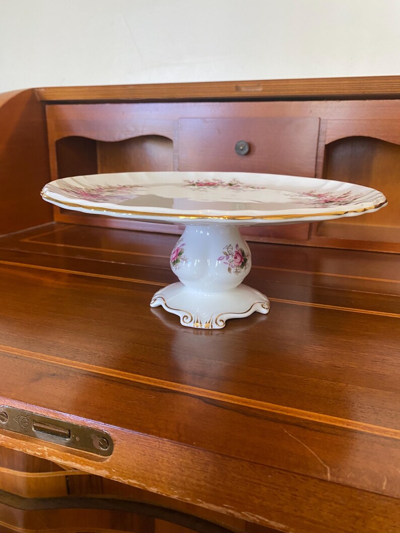 Rare Royal Albert Lavender Rose Pedestal Cake Plate Stand - Etsy