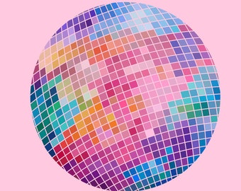 Disco Ball Collage - Etsy