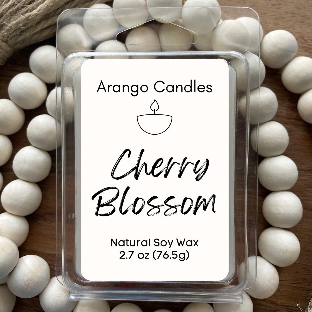 CHERRY BLOSSOM -floral Sandalwood Soy Wax Melts, Clamshell Tarts, Wax ...