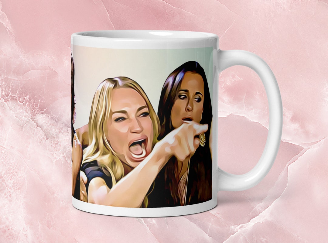 RHOBH Mug, the Real Housewives, White Glossy Coffee Cup, Customised Mug ...