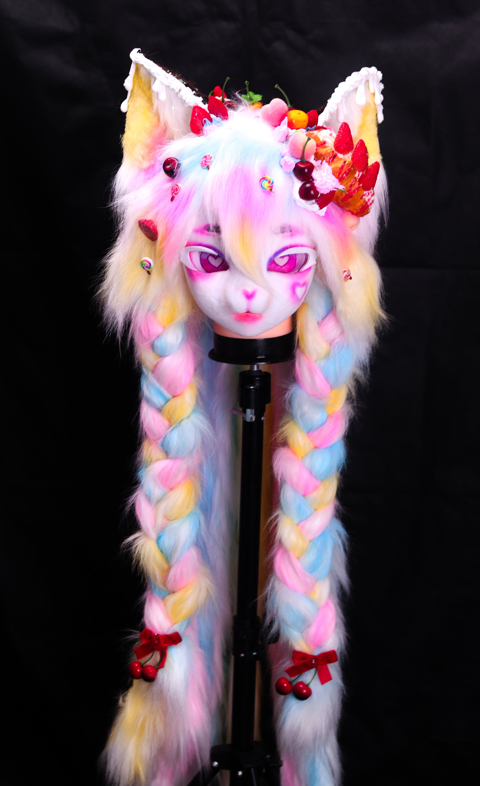 Cat Kigurumi Head Mask,furshit Mask Head , Handmade Mask , Pet Play ...