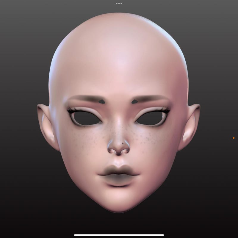 Realistic Human Face Mask - Etsy