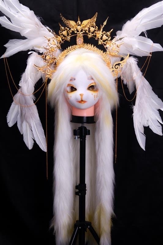 Cat Kigurumi Head Mask,furshit Mask Head , Handmade Mask , Pet Play ...