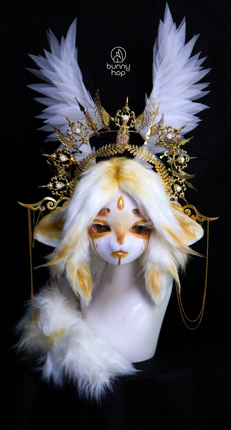 Cat Kigurumi Head Mask,furshit Mask Head , Handmade Mask , Pet Play ...