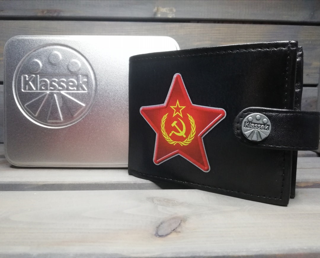 Soviet Wreath Communism Wallet Socialist Hammer and Sickle Wallet ...