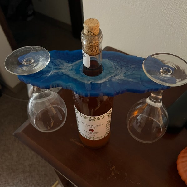Resin Wine Glass Holder - Etsy