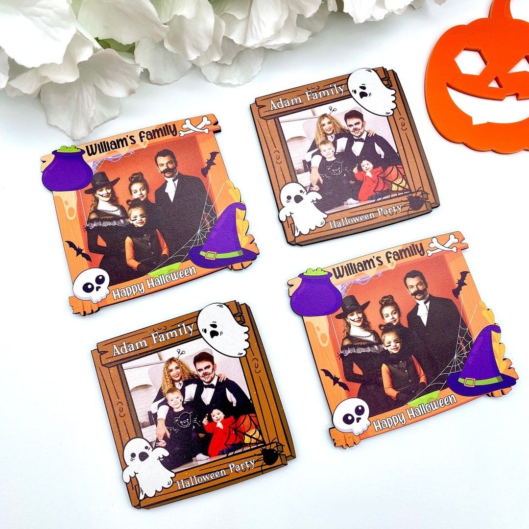 Halloween Mini Magnets, Personalized Spooky Decorations, Festive ...