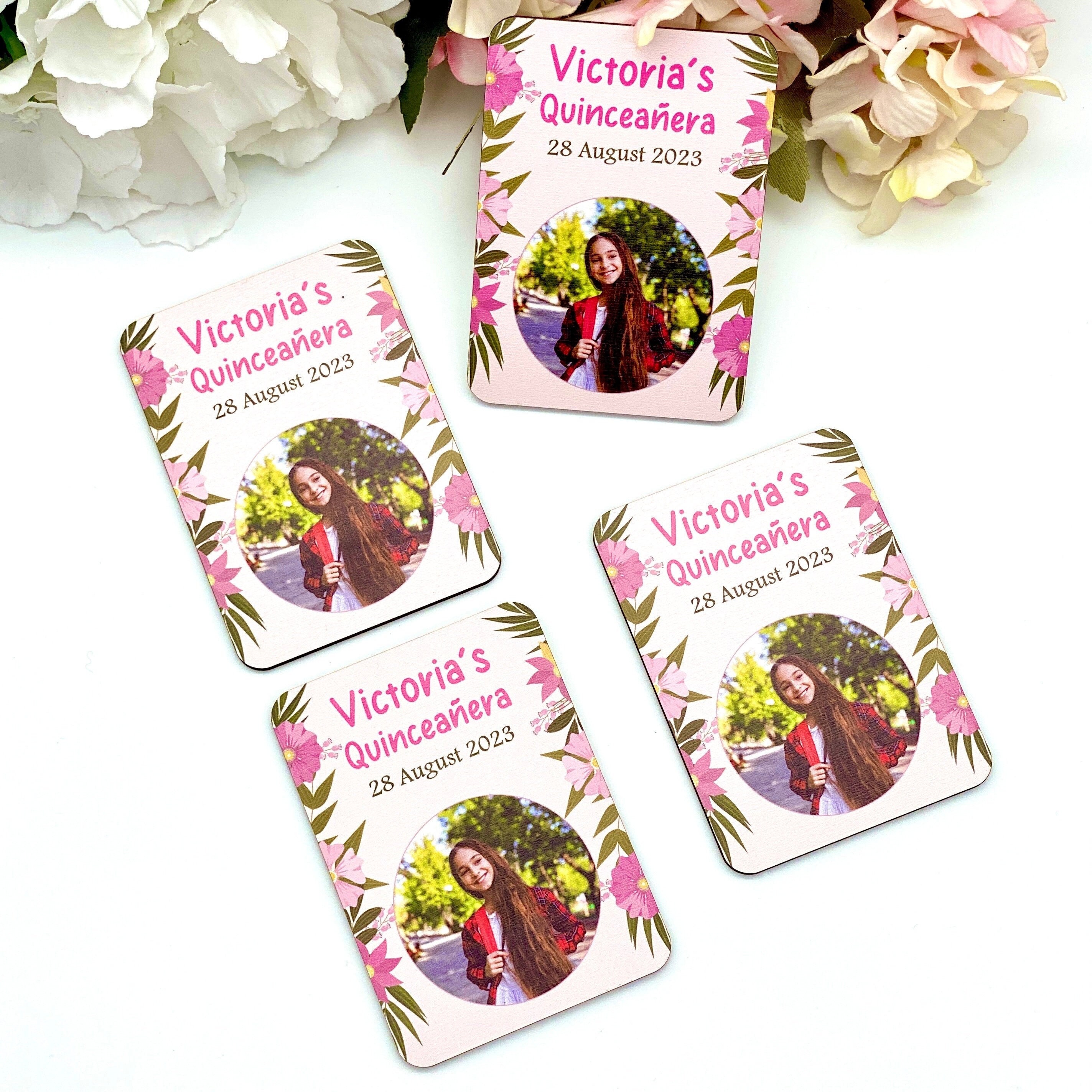 Personalized Quinceañera Save the Date Magnet Mis Quince - Etsy