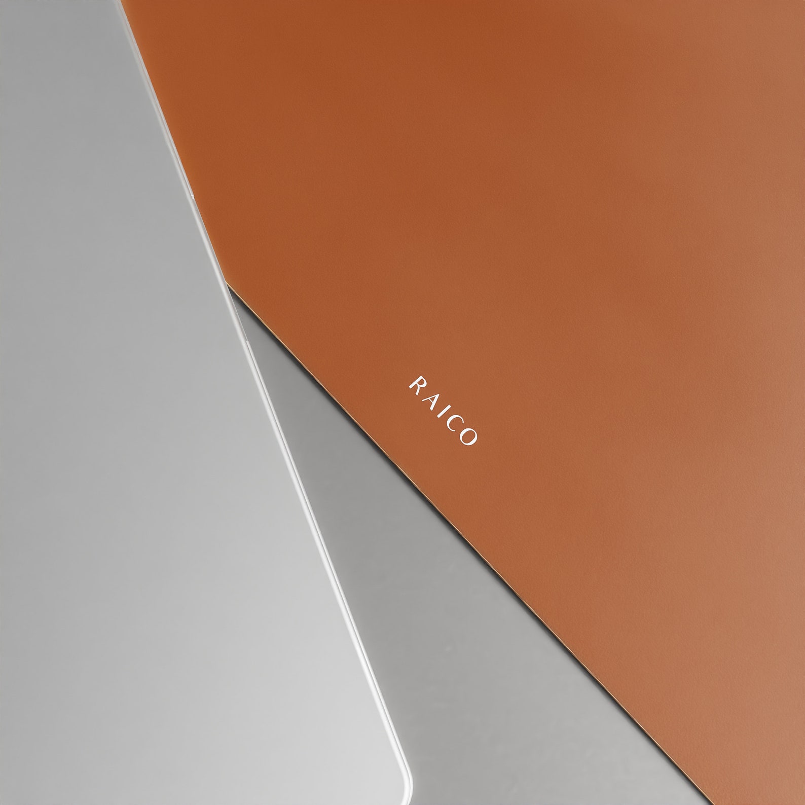 Leather Desk Pad Tan Brown Premium Italian Leather Real Minimal Desk ...