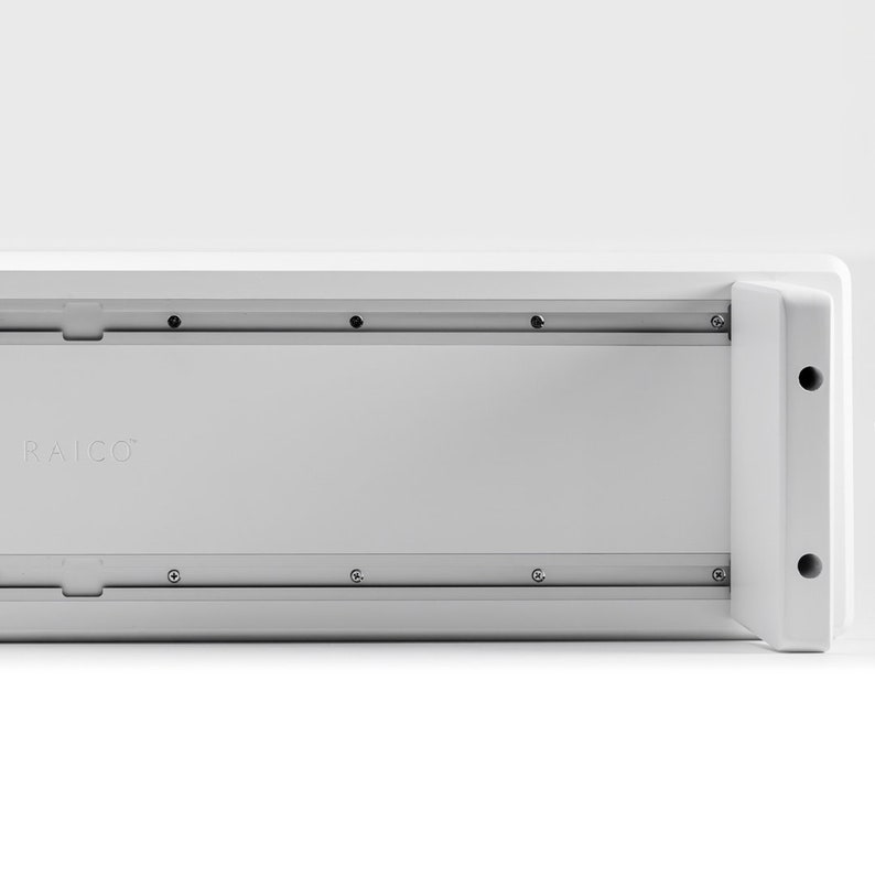 Desk Shelf System Dual Monitor Riser Stand Premium 15-ply White Desk ...