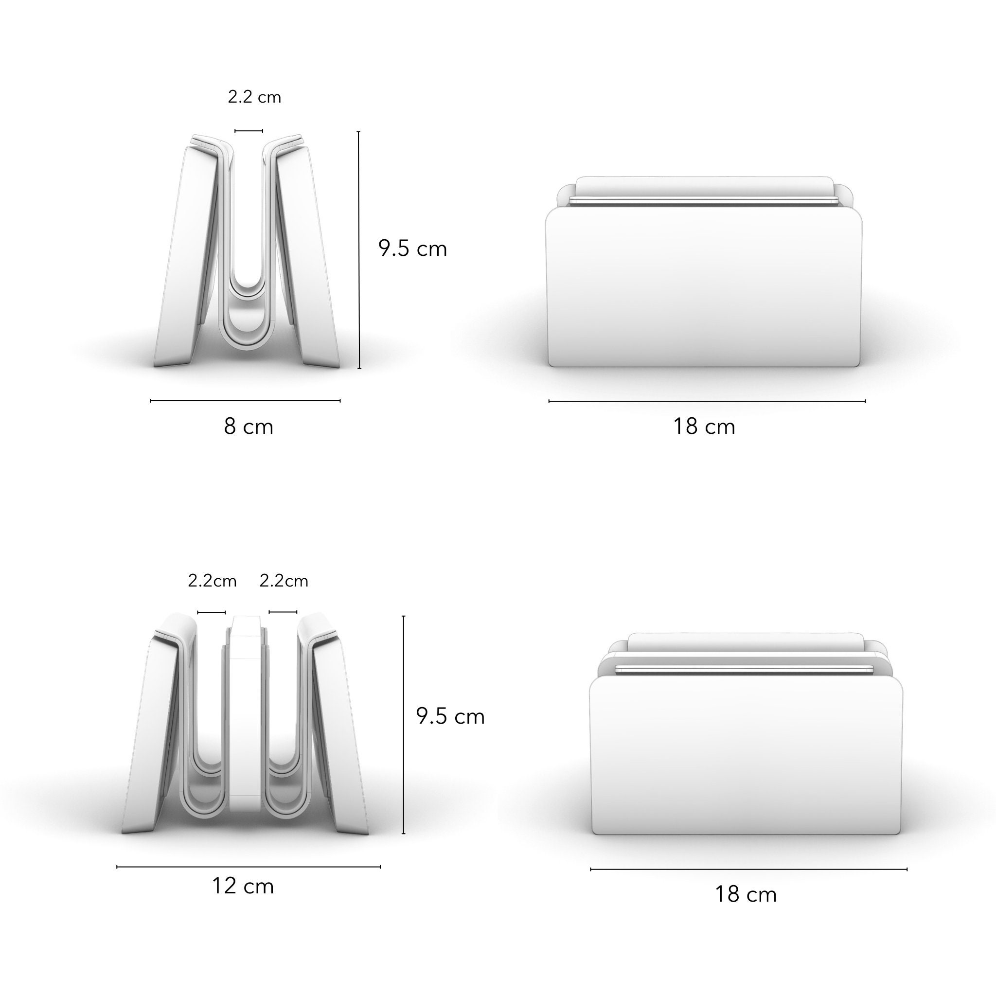 Vertical Laptop Stand Premium Black Wood Clamshell Stand Vertical for ...