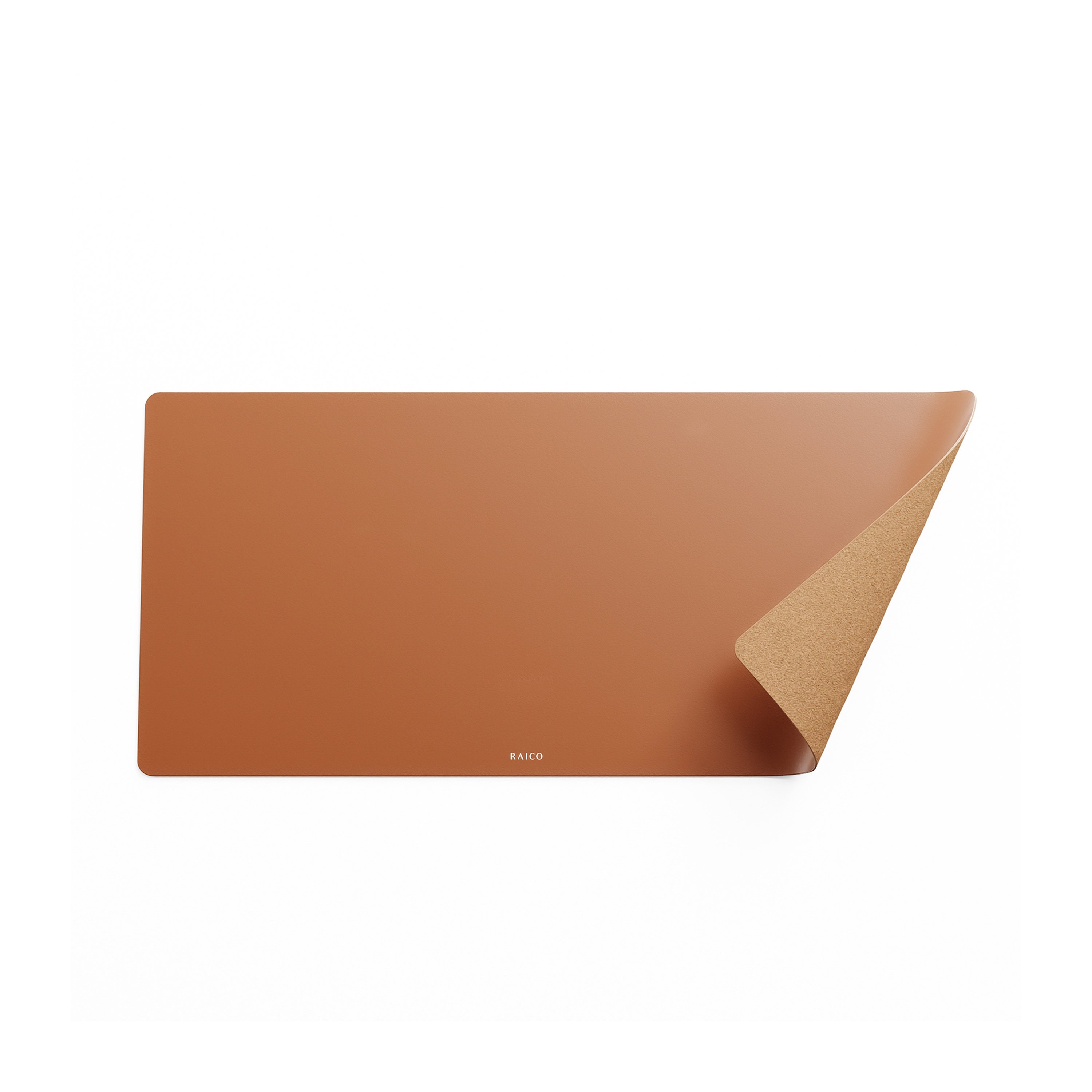 Leather Desk Pad Tan Brown Premium Italian Leather Real Minimal Desk ...
