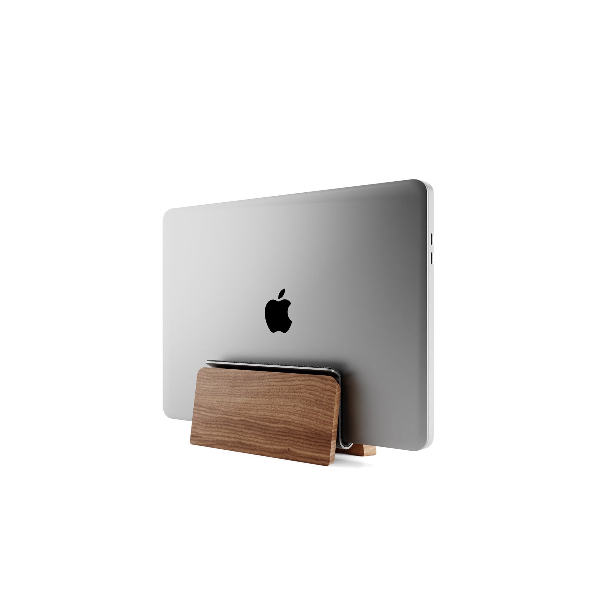 Vertical Laptop Stand Dual Slot Premium Wooden Dual Laptop - Etsy UK