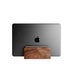 Walnut Wood Vertical Laptop Stand, Dual Slot Clamshell Dock - Etsy UK