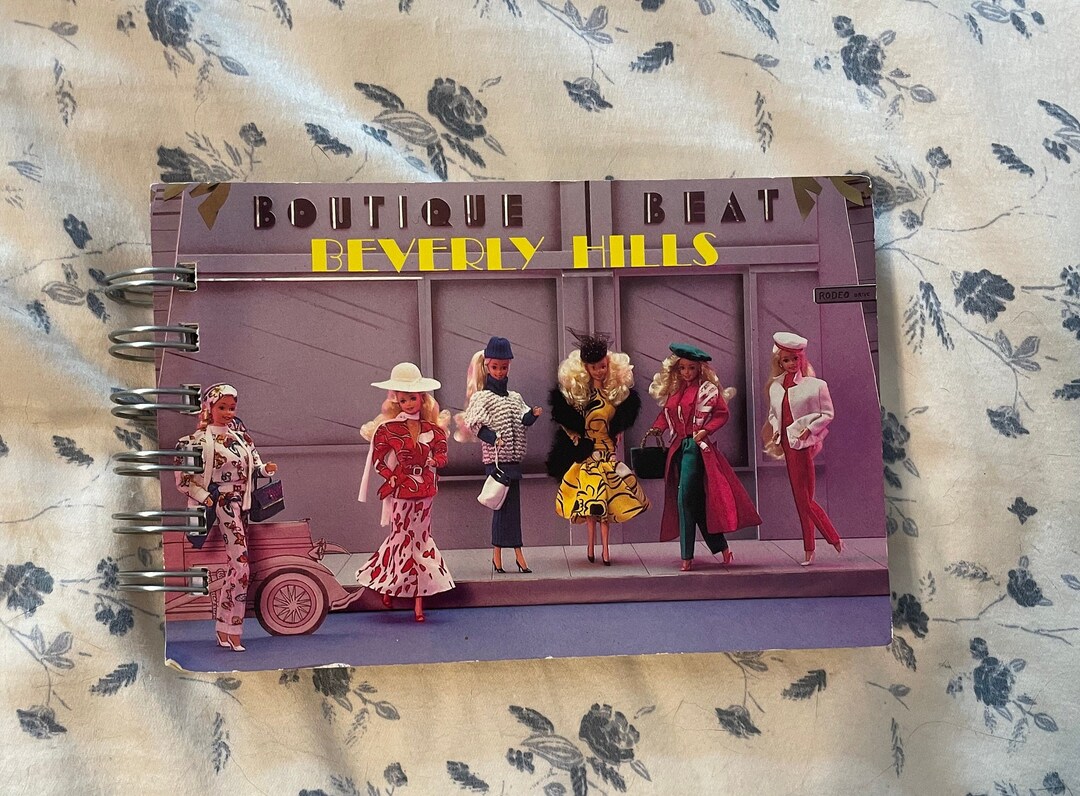 Vintage Barbie Postcard Upcycled Journal - Etsy