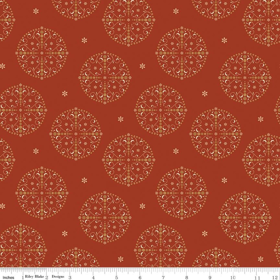 Sewing Your Oats Medallions Red by Karen Walker of Laugh Yourself Into ...