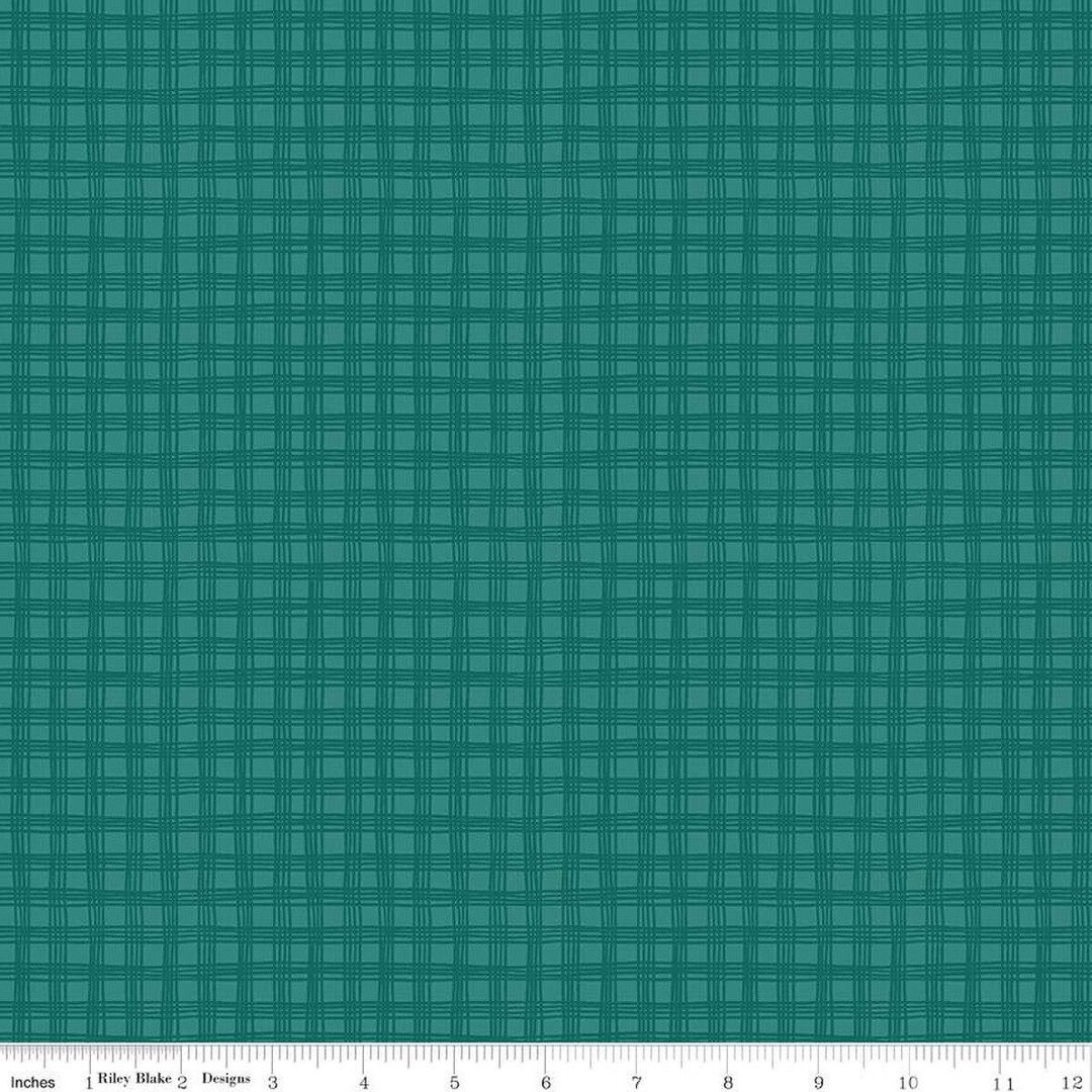 Chloe Gingham Jade by Rachel Erickson for Riley Blake Designs - Etsy