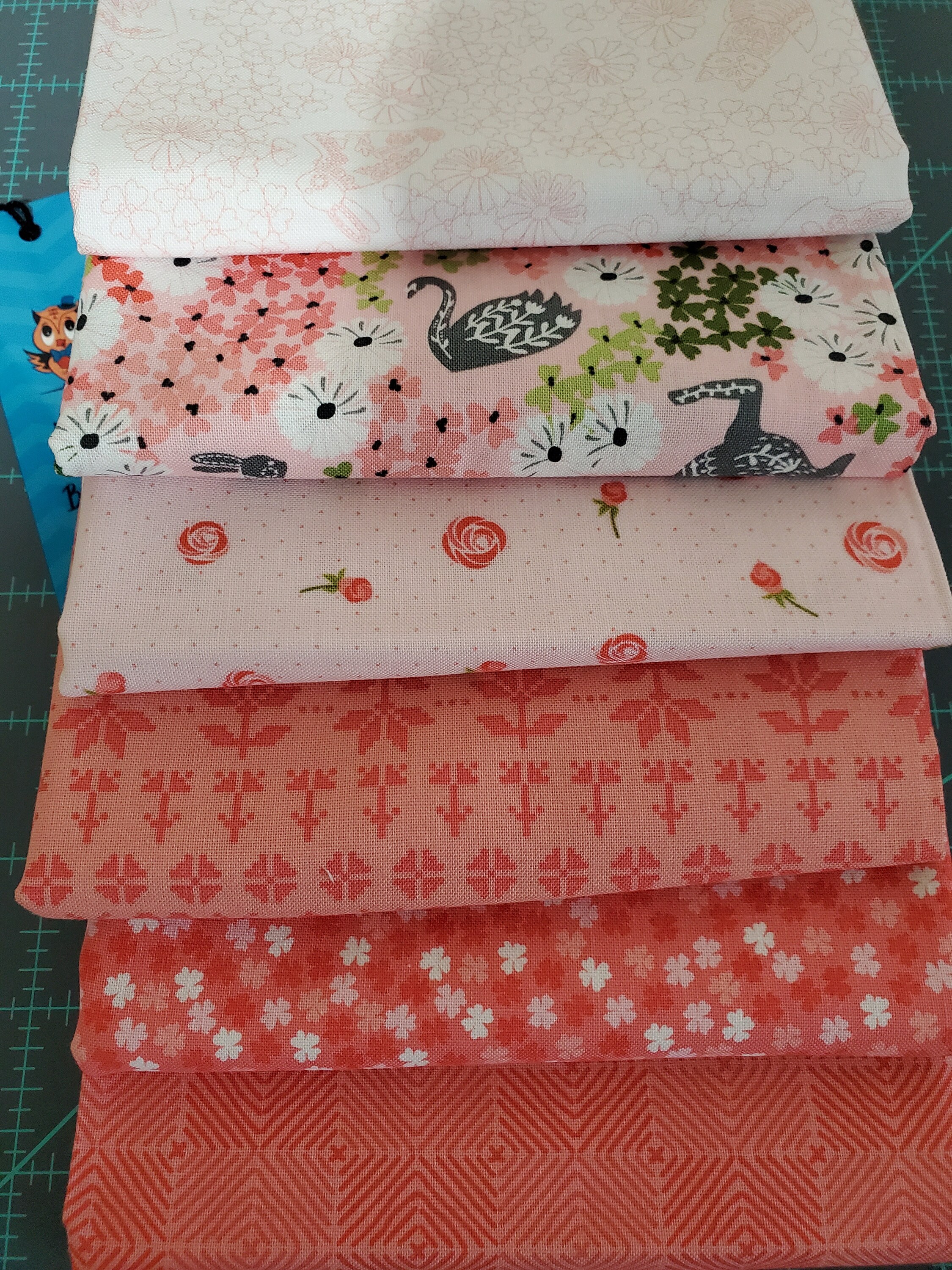 Fable Collection by Jill Finley for Riley Blake Designs Half Yard Pink ...