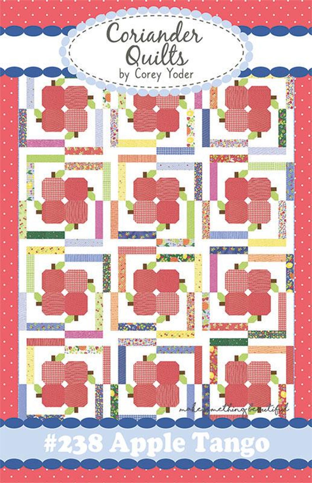 Apple Tango Quilt Pattern by Corey Yoder of Coriander Quilts CQ238 - Etsy