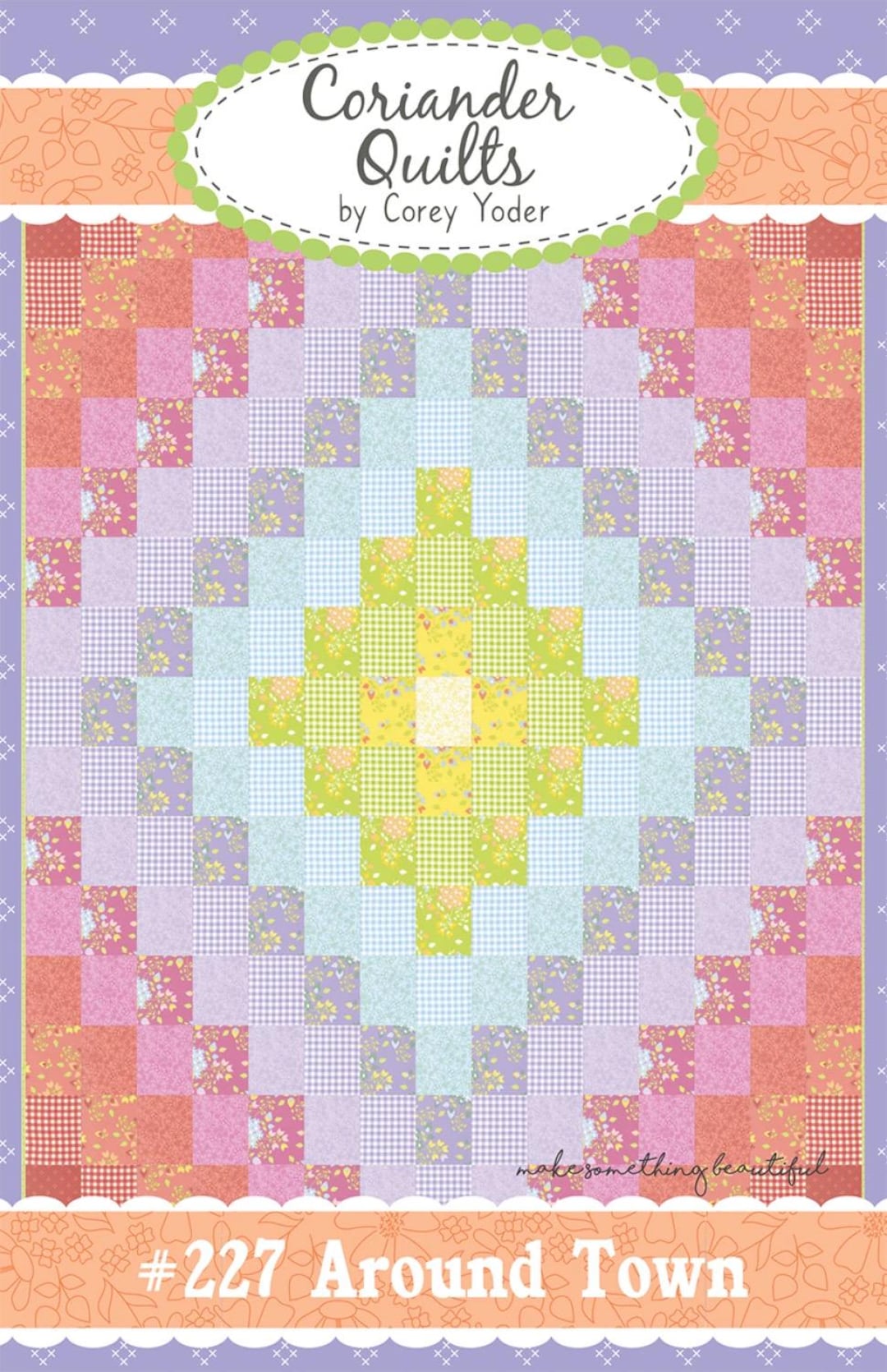 Around Town Quilt Pattern by Corey Yoder of Coriander Quilts - Etsy