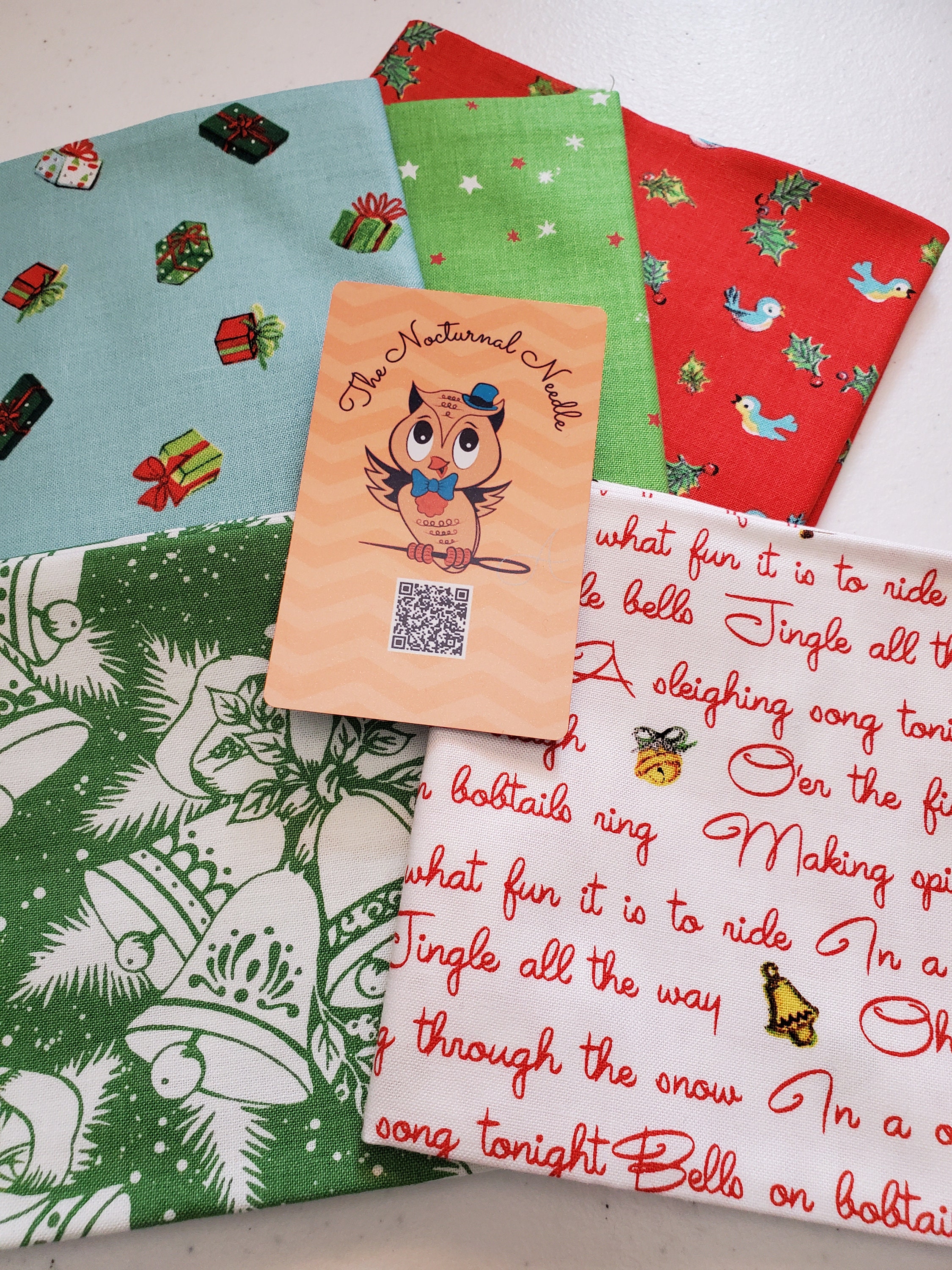 Jingle Bells Fat Quarter Bundle by Lindsay Wilkes for Riley Blake ...