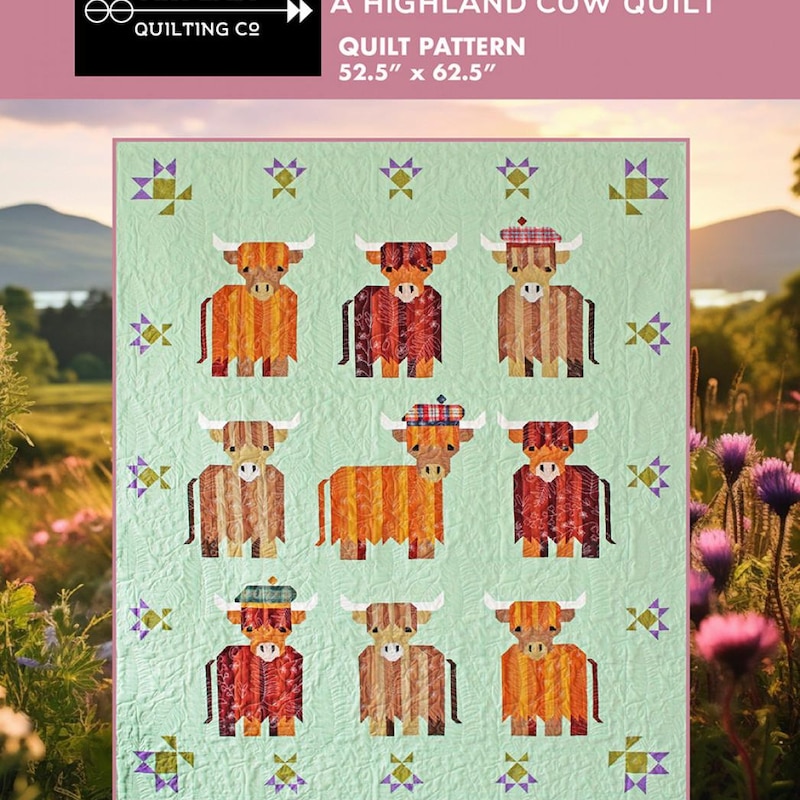 Cow Quilt Pattern - Etsy