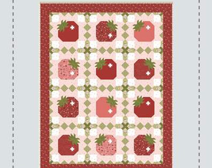 Jennifer Long Strawberry Basket Quilt Pattern - Etsy