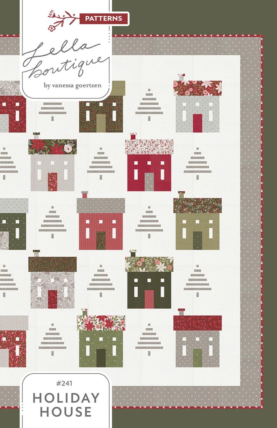 Holiday House Quilt Pattern From Lella Boutique by Vanessa Goertzen - Etsy