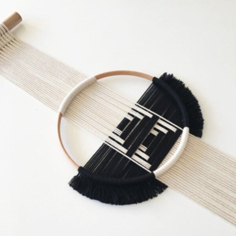 Circle Macrame Wall Hanging Circle Wall Decor Set Hoop - Etsy