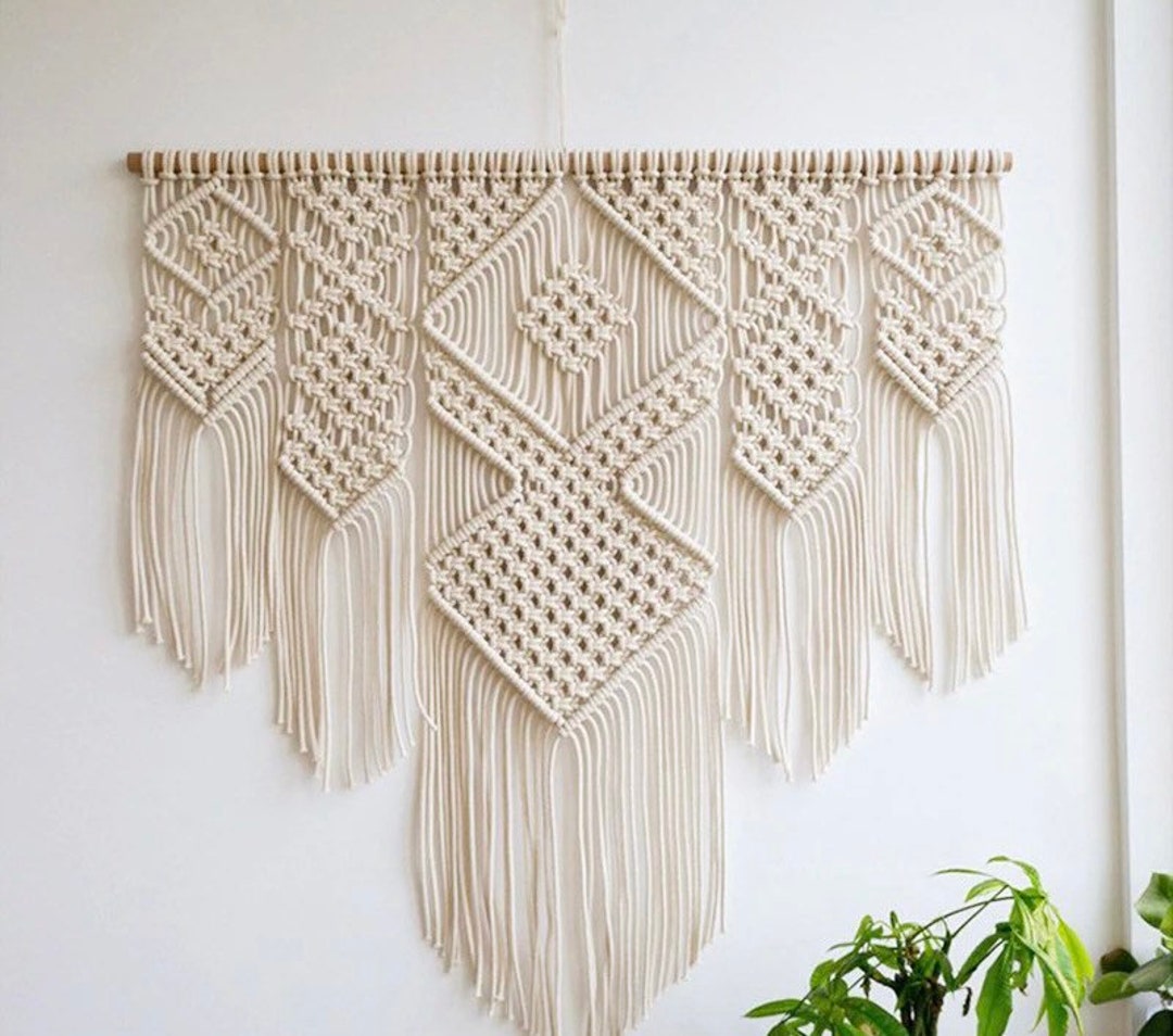 Extra Large Macrame Wall Hanging Bohemian Decoration, Woven Wall ...