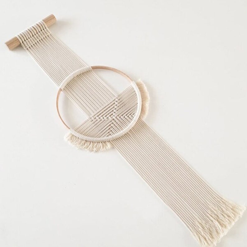 Circle Macrame Wall Hanging Circle Wall Decor Set Hoop - Etsy