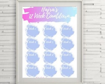 12 Week Countdown - Etsy