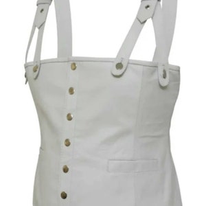 Men's Handmade Shakur Rapper Tupac Style Strap Real Leather Vest - Gift ...