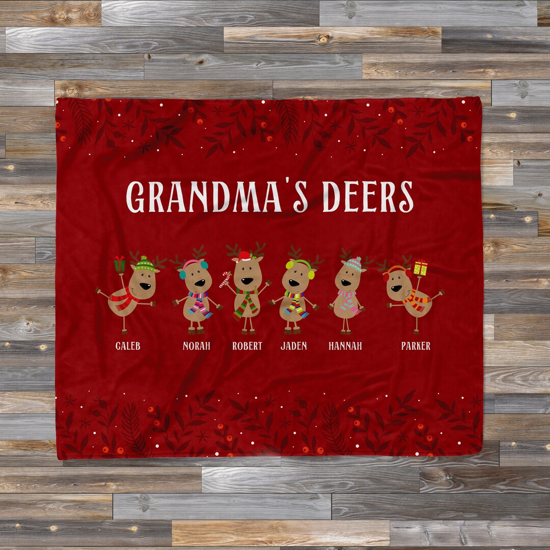 Customizable Christmas Poem Blanket, Holidays Blanket for You or Loved ...