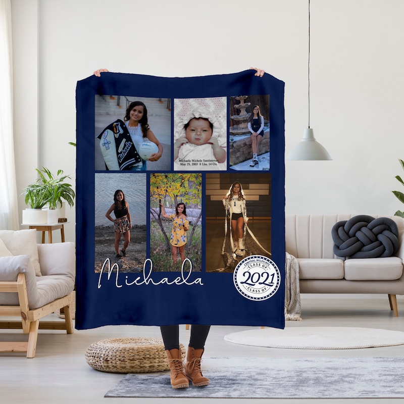 Senior Graduation Blanket - Etsy