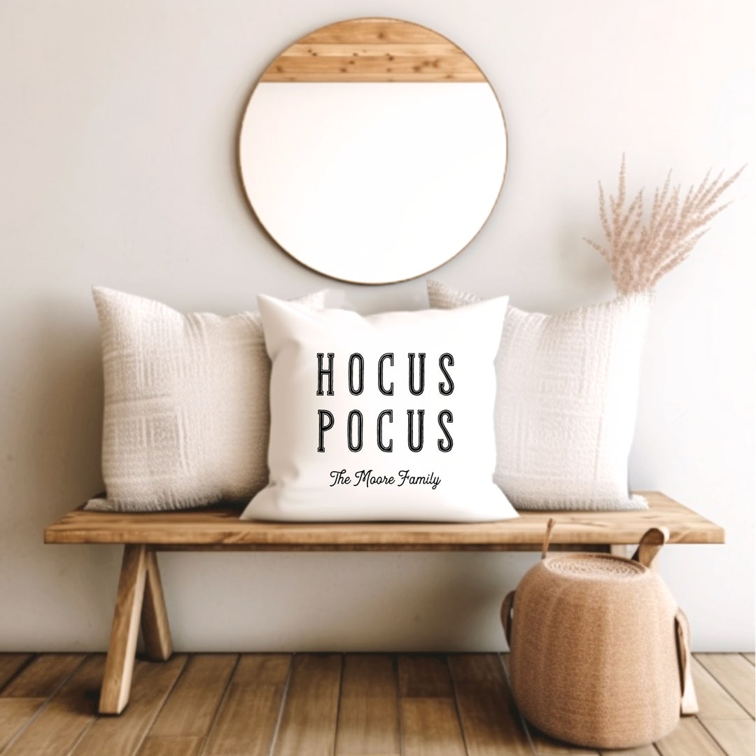 Hocus Pocus Let Us Focus on Halloween Pillow Case- Halloween Decor ...