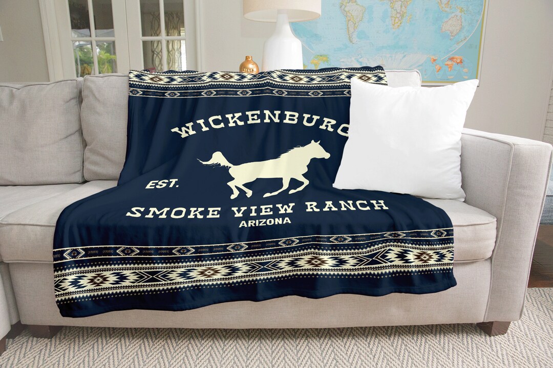 Personalized Ranch Blanket - Horse Ranch Design - National Parks ...