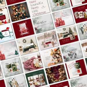 Christmas Facebook Post Templates, Christmas Facebook Templates Canva ...