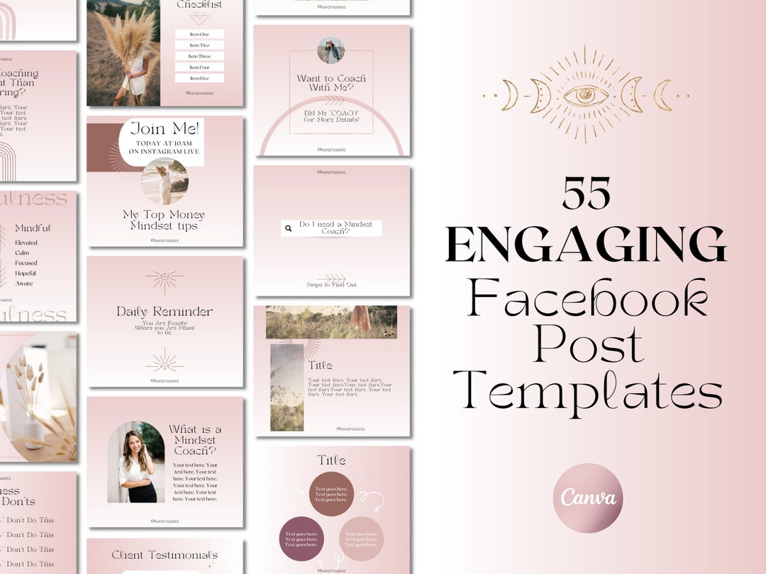Facebook Post Canva Template, Budget Template Facebook, Facebook ...