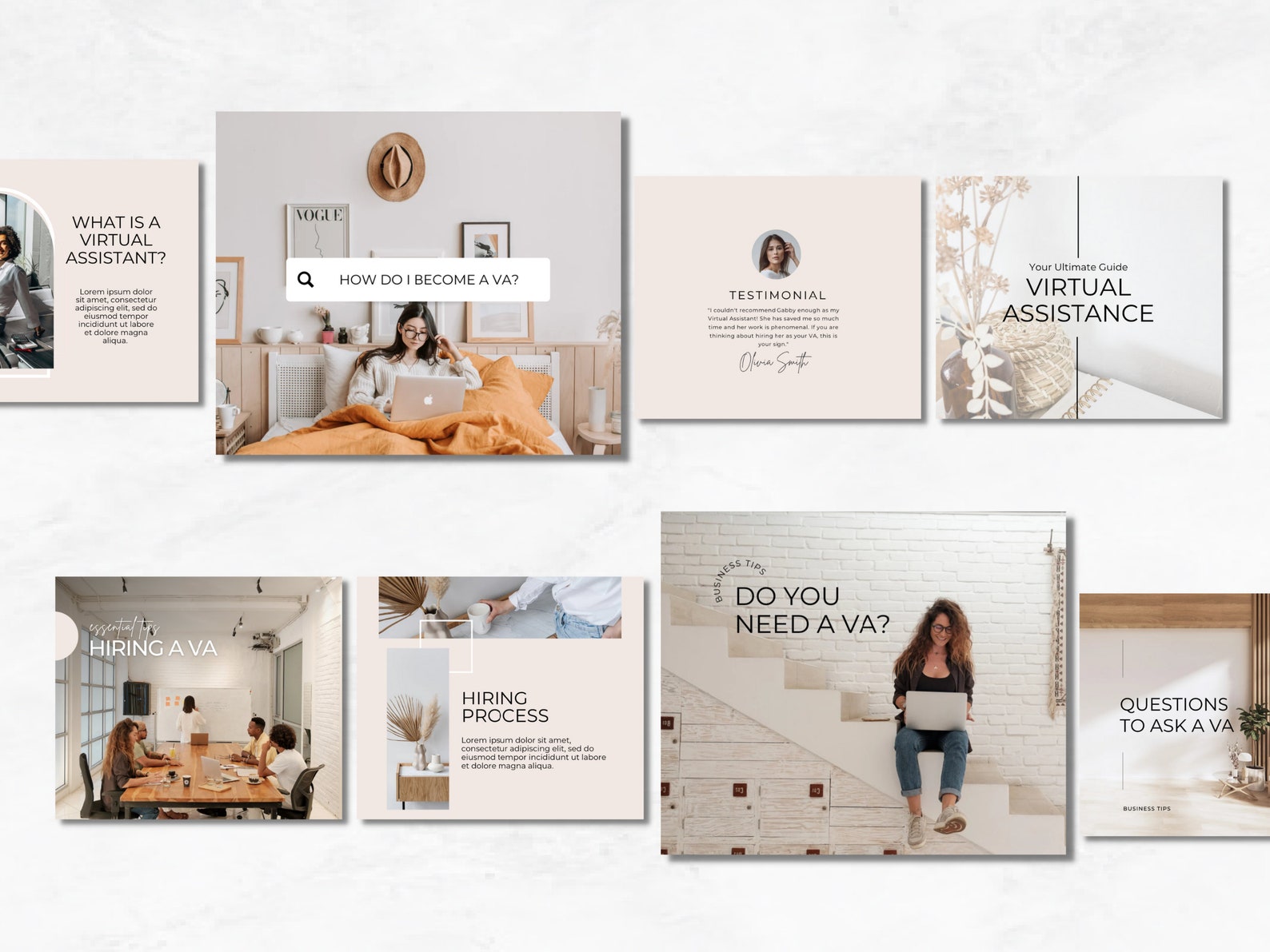 Virtual Assistant Facebook Templates VA Facebook Templates - Etsy