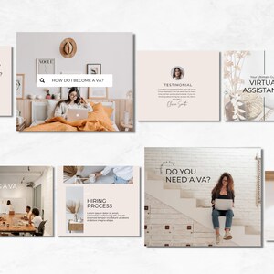 Virtual Assistant Facebook Templates, VA Facebook Templates, VA ...