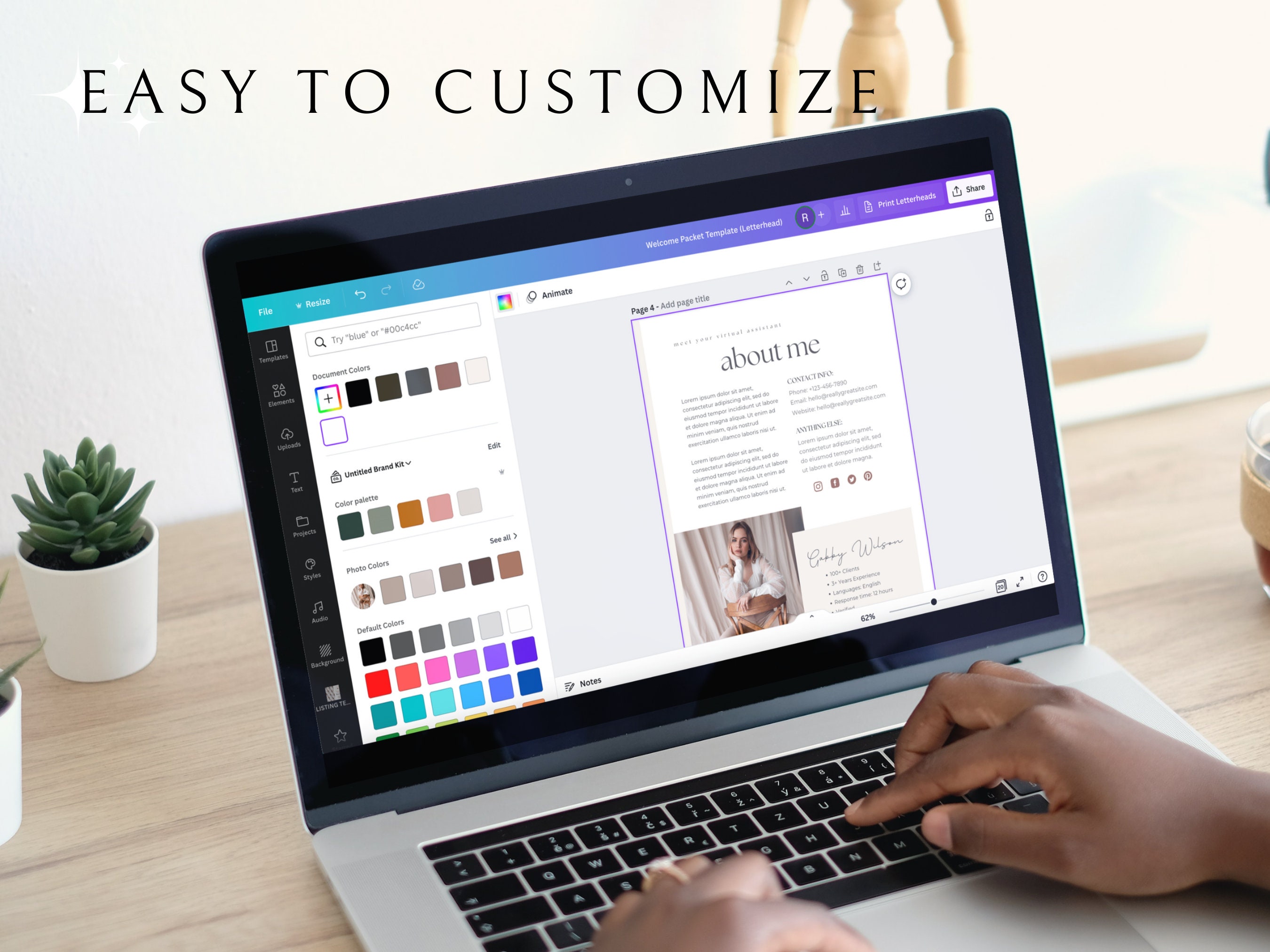 Client Welcome Packet Template Virtual Assistant Welcome Packet New Client Service Guide