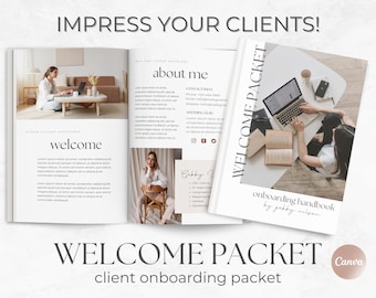 Client Welcome Packet Template, Virtual Assistant Welcome Packet, New ...
