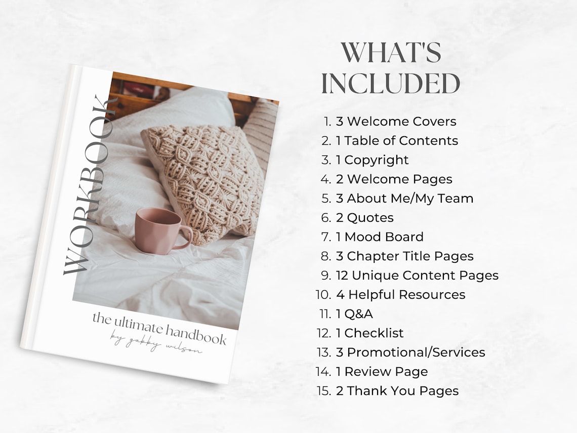 Ebook Template Course Creator Workbook Template Canva Lead - Etsy