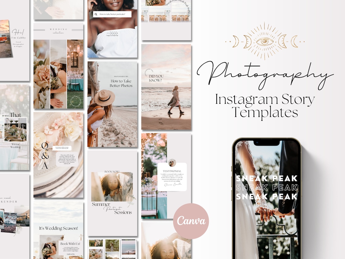 Photography Instagram Template Photographer Instagram Story - Etsy