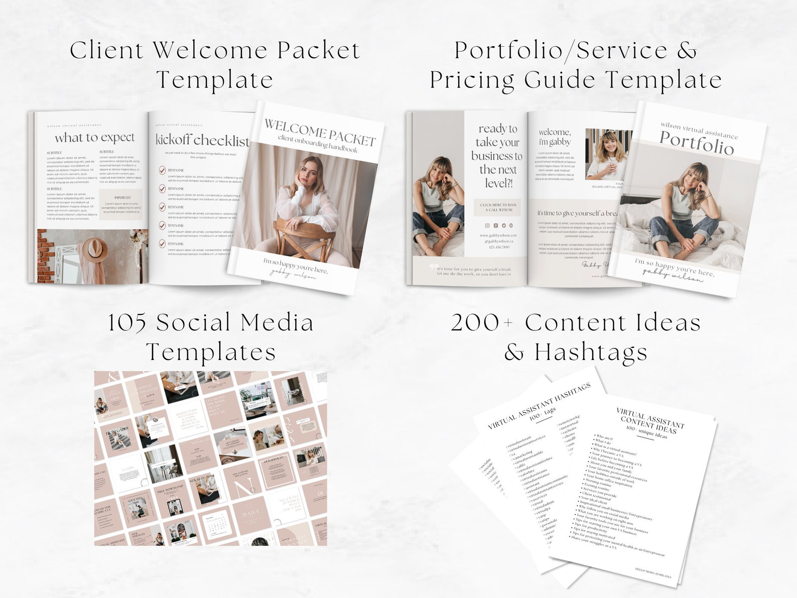 Virtual Assistant Templates, Virtual Assistant Client Welcome Packet ...