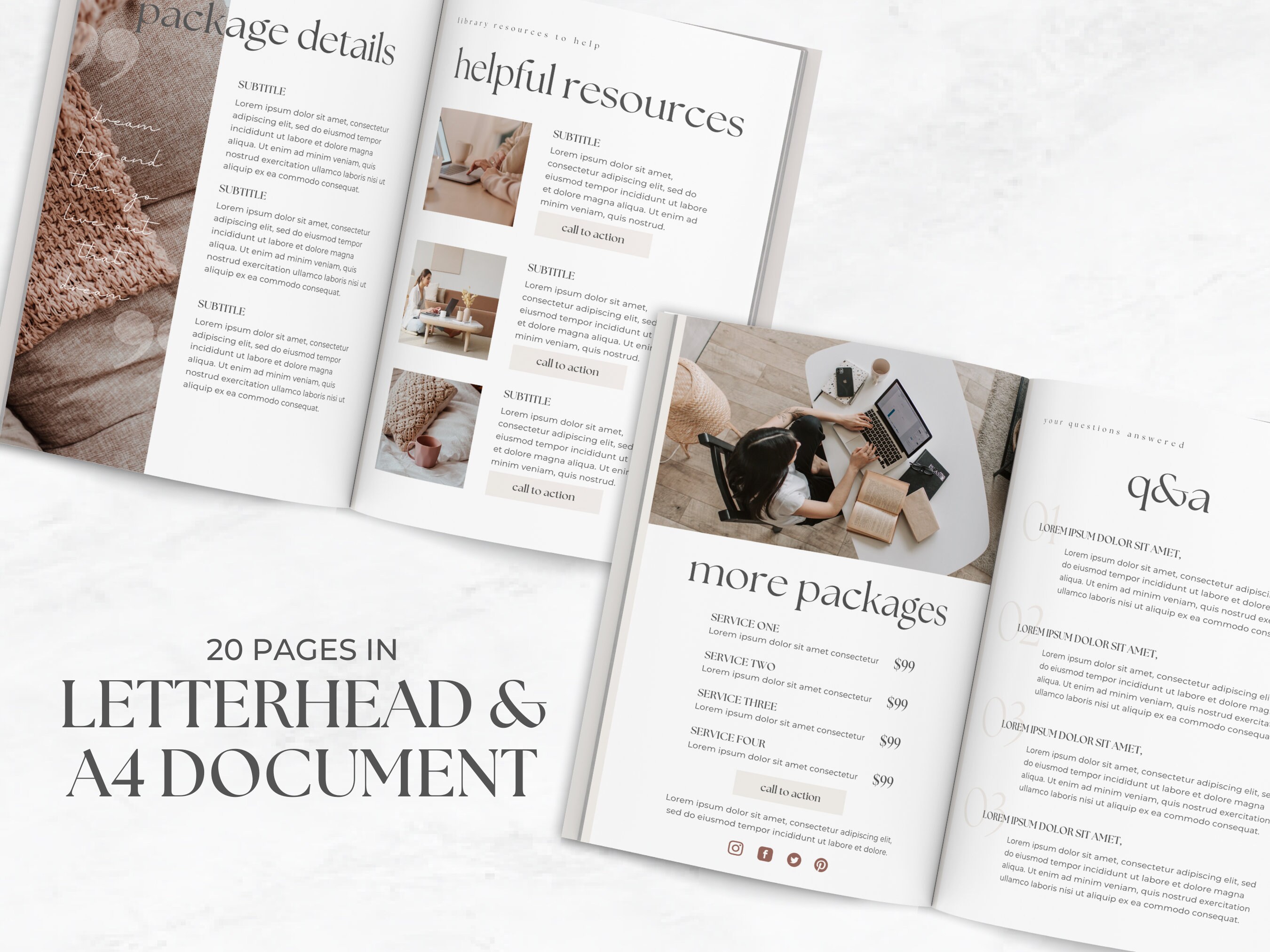 Client Welcome Packet Template Virtual Assistant Welcome Packet New Client Service Guide